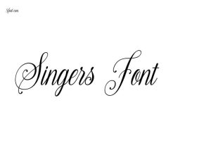 Singers Font - Free Font Download