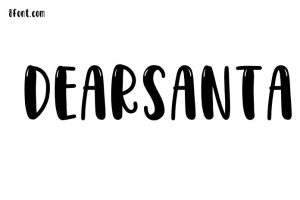 DEARSANTA Font - Free Font Download