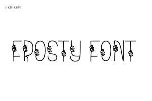 Frosty Font - Free Font Download