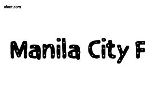 Manila City Font - Free Font Download