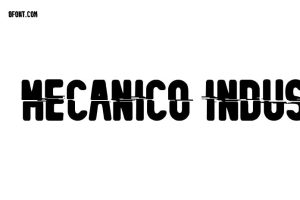 Mecanico Industrial Font - Free Font Download