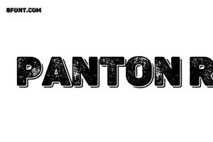 Panton Rust Heavy Grunge Shadow Font - Free Font Download