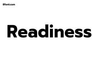 Readiness Bold Font - Free Font Download