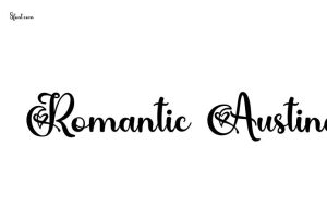 Romantic Austine Font - Free Font Download