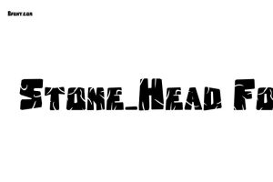 Stone_Head Font - Free Font Download