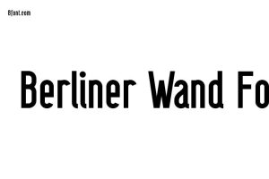 Berliner Wand Font - Free Font Download