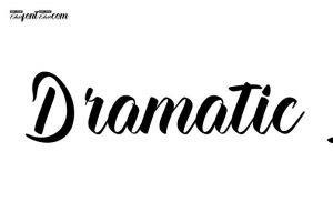Dramatic Latte Regular Font - Free Font Download