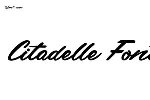 Citadelle Font - Free Font Download