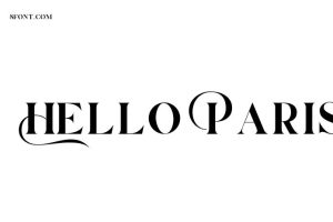 Hello Paris Font - Free Font Download