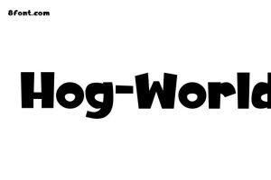 Hog-World Font - Free Font Download