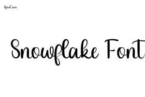 Snowflake Font - Free Font Download
