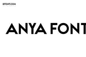 Anya Font - Free Font Download