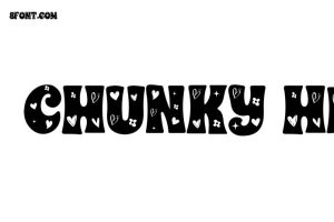 CHUNKY HEART Font - Free Font Download