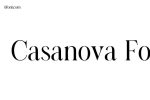 Casanova Font - Free Font Download