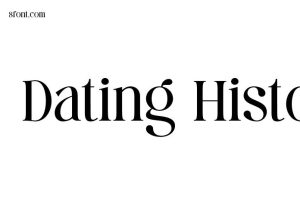 Dating Historia Font - Free Font Download