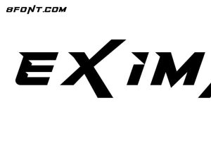 Exima Geometric Font - Free Font Download