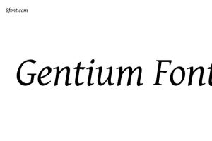 Gentium Font - Free Font Download