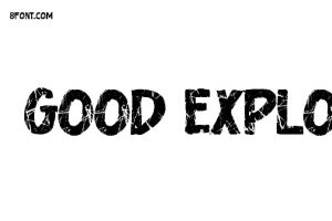 Good Explorer Font - Free Font Download