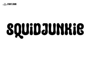SquidJunkie Font - Free Font Download