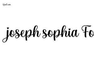 joseph sophia Font - Free Font Download