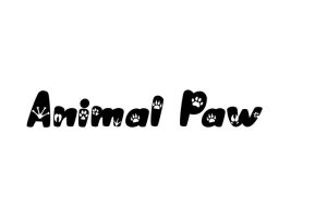 Animal Paw Font - Free Font Download