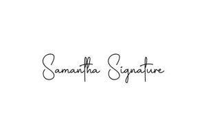 Samantha Signature Font - Free Font Download