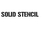 Solid Stencil Font - Free Font Download