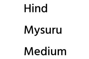 Hind Mysuru Medium Font - Free Font Download