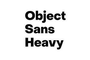 Object Sans Heavy Font - Free Font Download