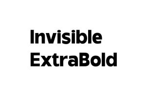Invisible ExtraBold Font - Free Font Download