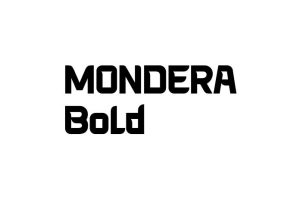 MONDERA Bold Font - Free Font Download