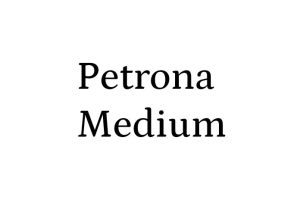 Petrona Medium Font - Free Font Download