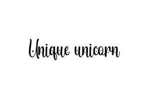 Unique unicorn Font - Free Font Download