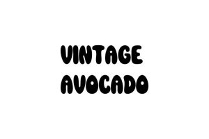 Vintage Avocado Font - Free Font Download