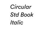 Circular Std Book Italic Font - Free Font Download