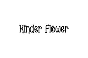 Kinder Flower Font - Free Font Download