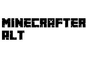 Minecrafter Alt Font - Free Font Download