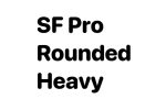 SF Pro Rounded Heavy Font - Free Font Download