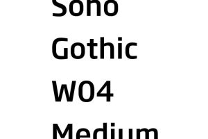 Soho Gothic W04 Medium Font - Free Font Download