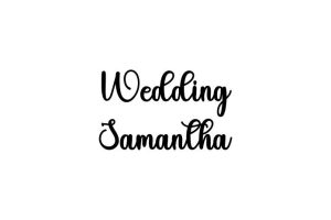 Wedding Samantha Font - Free Font Download