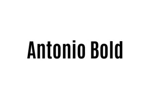 Antonio Bold Font - Free Font Download
