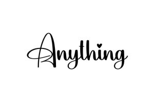 Anything Font - Free Font Download