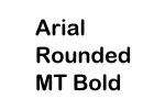 Arial Rounded MT Bold Font - Free Font Download