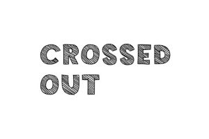 Crossed Out Font - Free Font Download