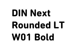 DIN Next Rounded LT W01 Bold Font - Free Font Download