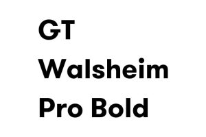 GT Walsheim Pro Bold Font - Free Font Download