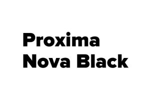 Proxima Nova Black Font - Free Font Download