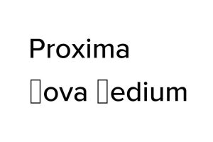 Proxima Nova Medium Font - Free Font Download