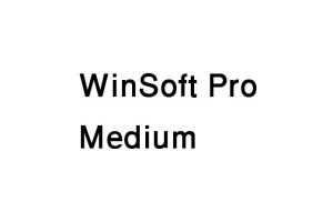 WinSoft Pro Medium Font - Free Font Download
