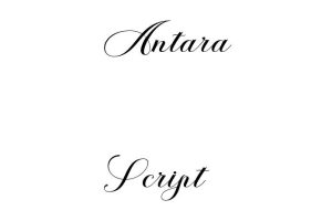 Antara Script Font - Free Font Download